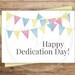 Dedication Card, Baby Dedication Card, Happy Dedication, on Your ...