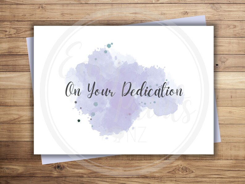 Dedication Card, Baby Dedication Card, Happy Dedication, on Your ...