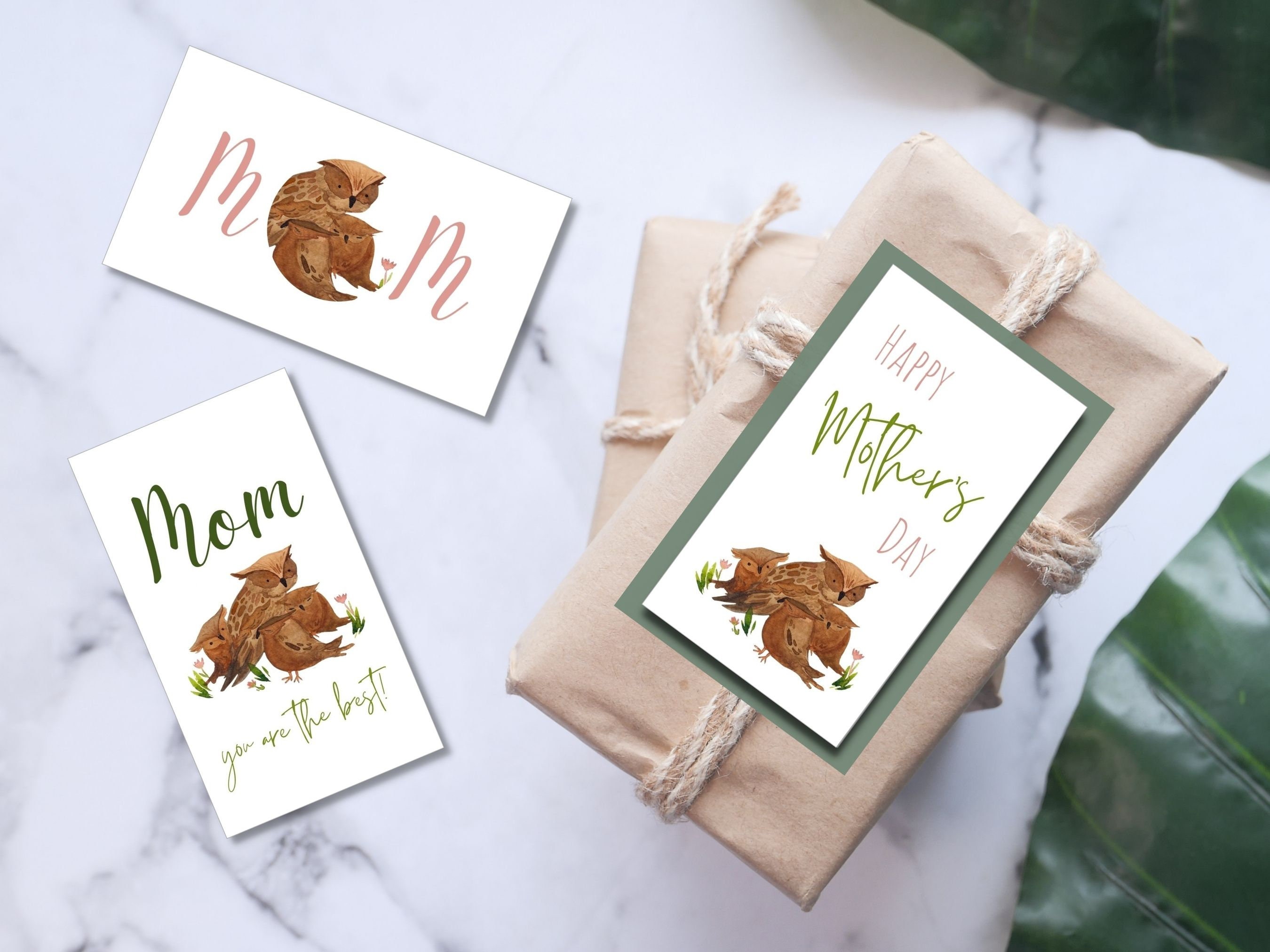 Mother's Day Gift Tags, Printable PDF, Instant Download, Happy Mother's ...