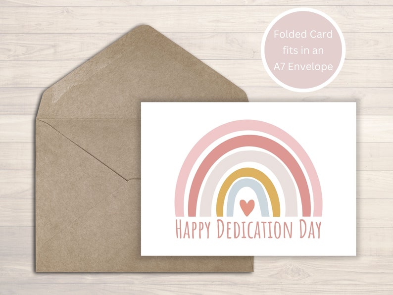 Dedication Card, Baby Dedication Card, Happy Dedication, on Your ...