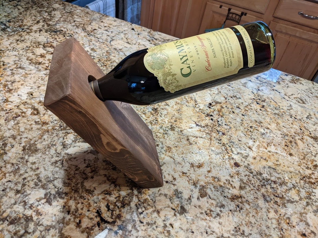 Gravity Defying Wine Holder - Etsy