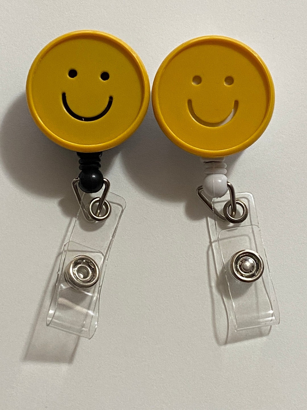SMILEY BADGE REEL, Id Holder, Smiley Face, Healthcare Gift - Etsy