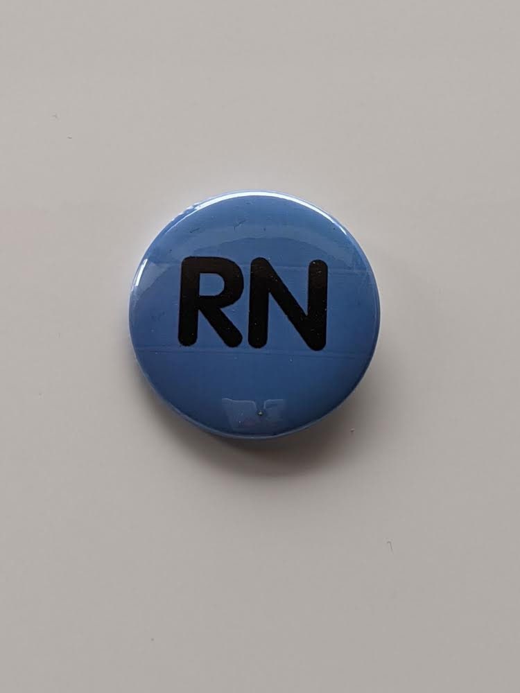 RN Badge Button Classic Edition, Nurse Pin Gift, Nurse Graduation - Etsy
