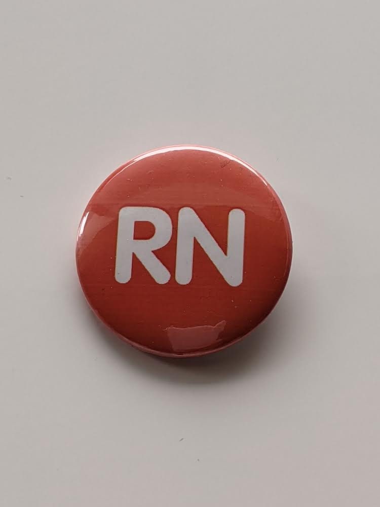 RN Badge Button Classic Edition, Nurse Pin Gift, Nurse Graduation - Etsy