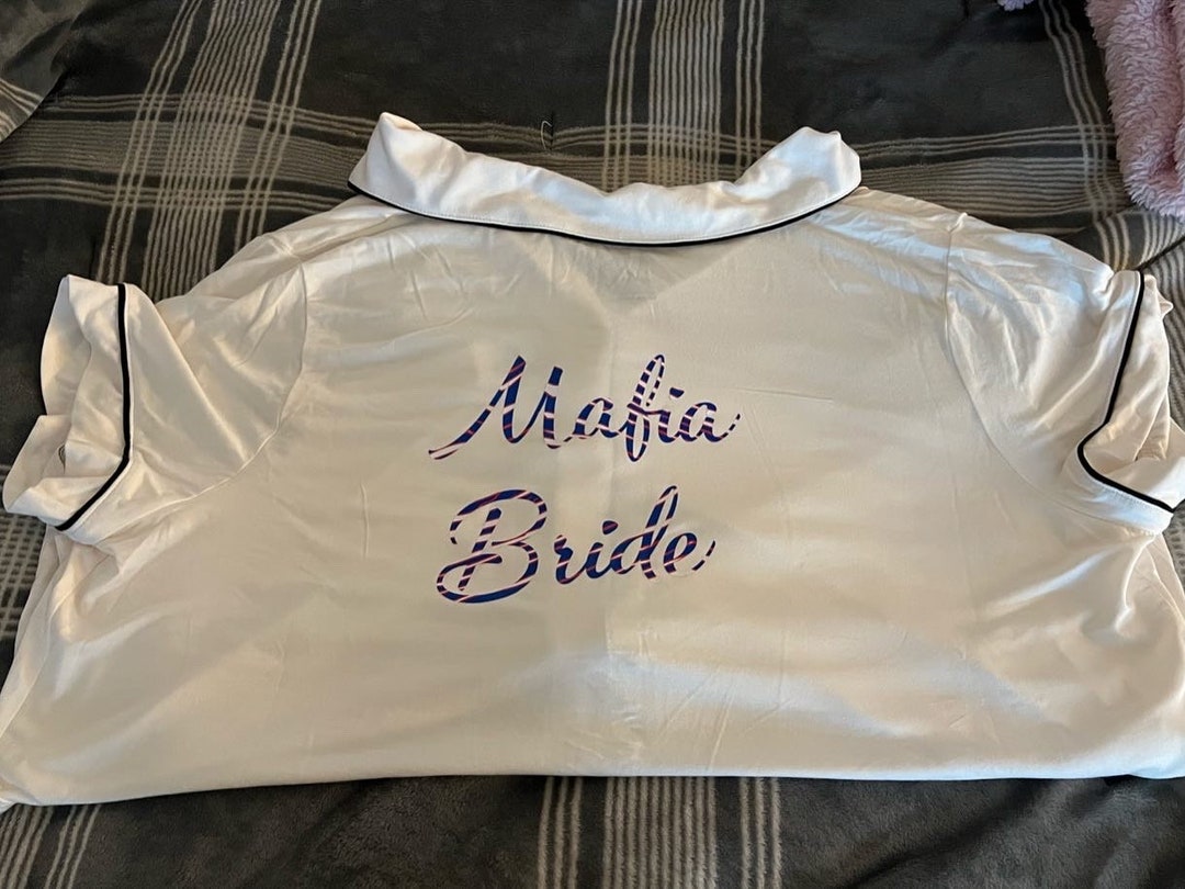 Mafia Bride Pajamas: Bachelorette Party Gift - Etsy