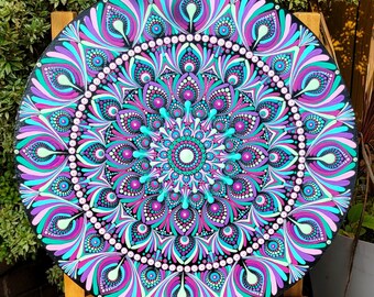 Mandala, Handmade Mandala, Hand Painted Mandala, Wall Hanging Mandala ...