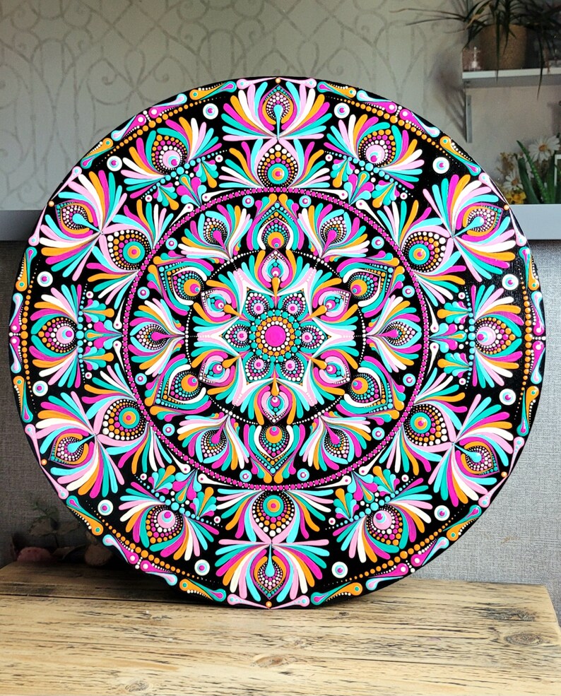 Mandala Handmade Mandala Hand Painted Mandala Wall Hanging Mandala ...
