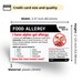 Alpha Gal Allergy Card, Chef Card for Safer Dining With Alpha Gal ...