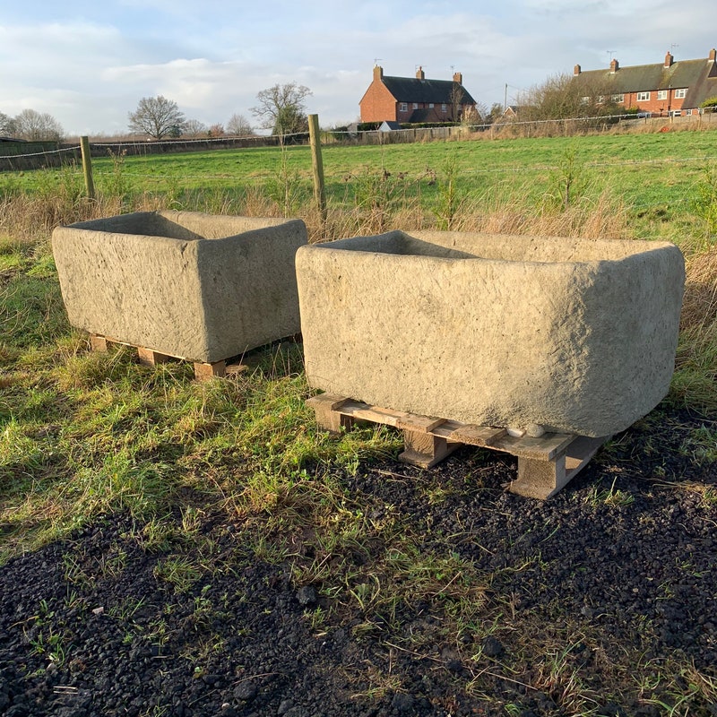 Stone Trough Planters - Etsy UK