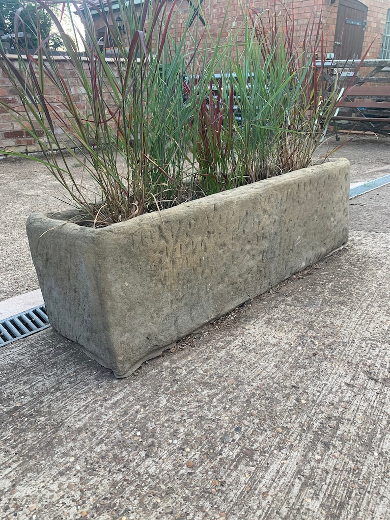 Cast Stone Trough - Etsy UK