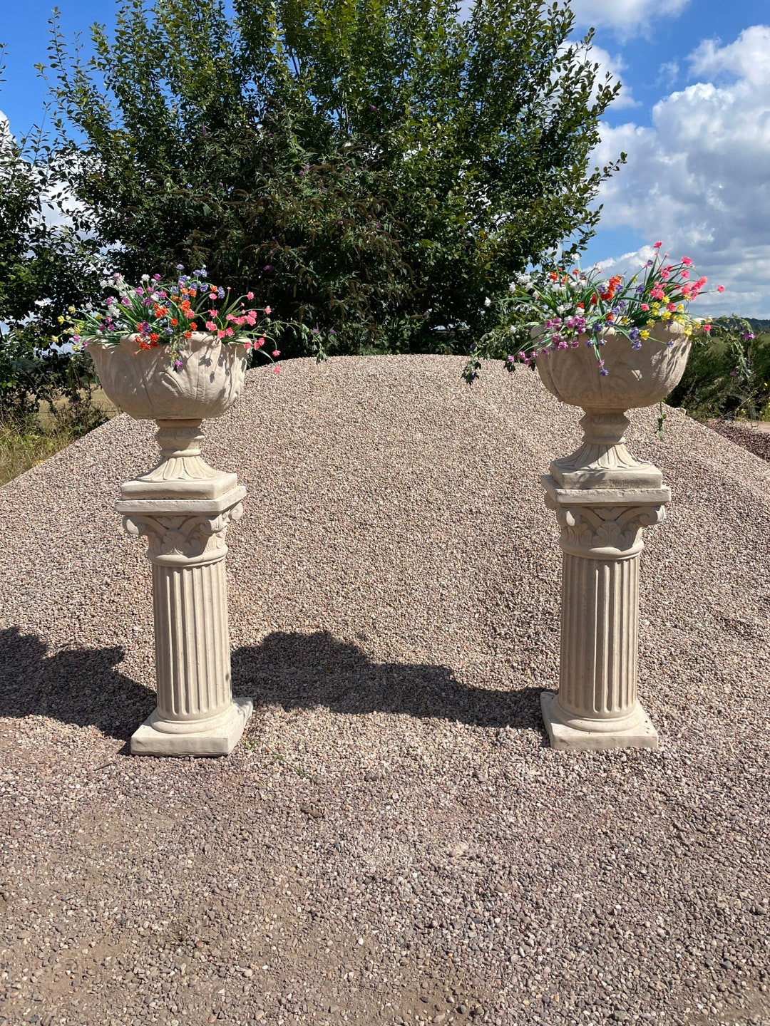 Large Plinths and Tulip Planters - Etsy