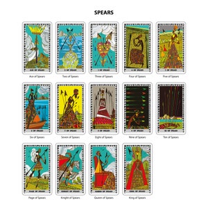 African Tarot Deck | Tarot Reading Cards & Guide by Da Brigh - Etsy
