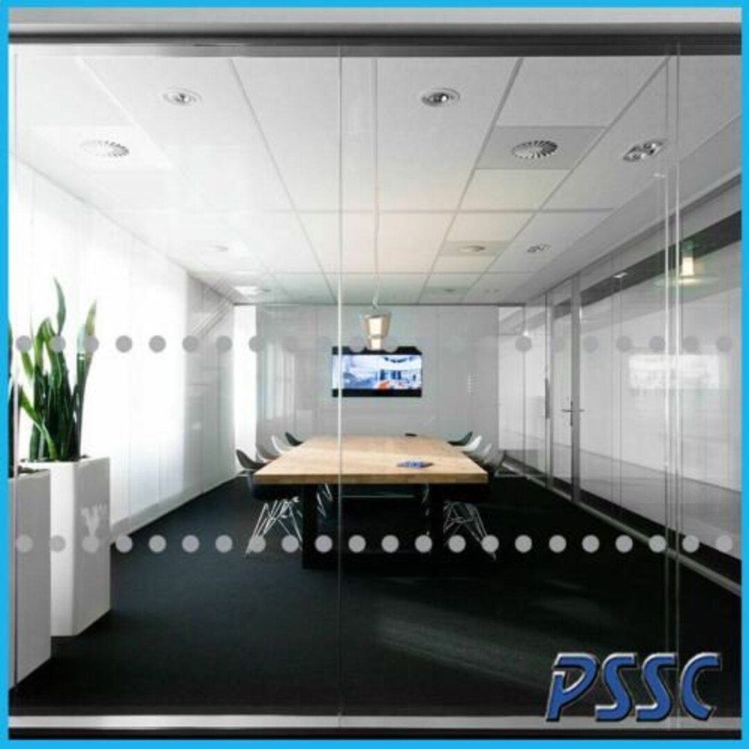 Frosted Manifestation Circles Glass Safety Window Film Dots Privacy ...