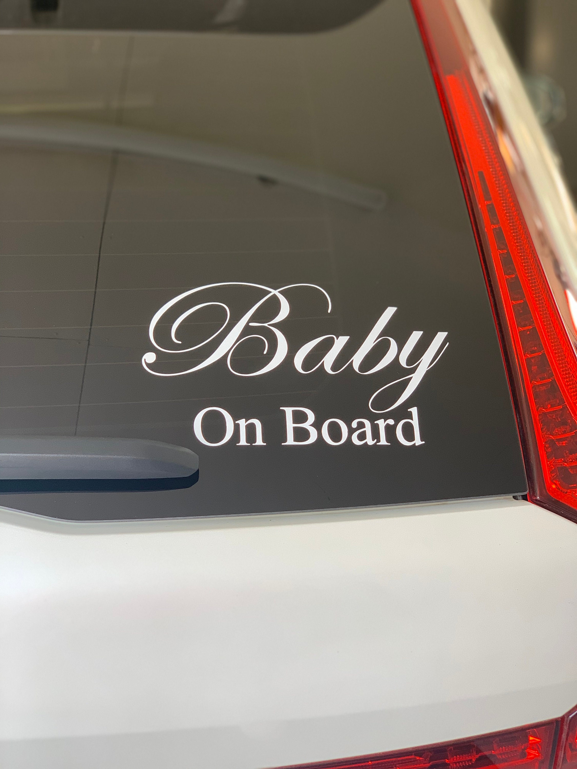Baby on Board Car Sticker/ Vinyl Decal Label For Cars/ New | Etsy