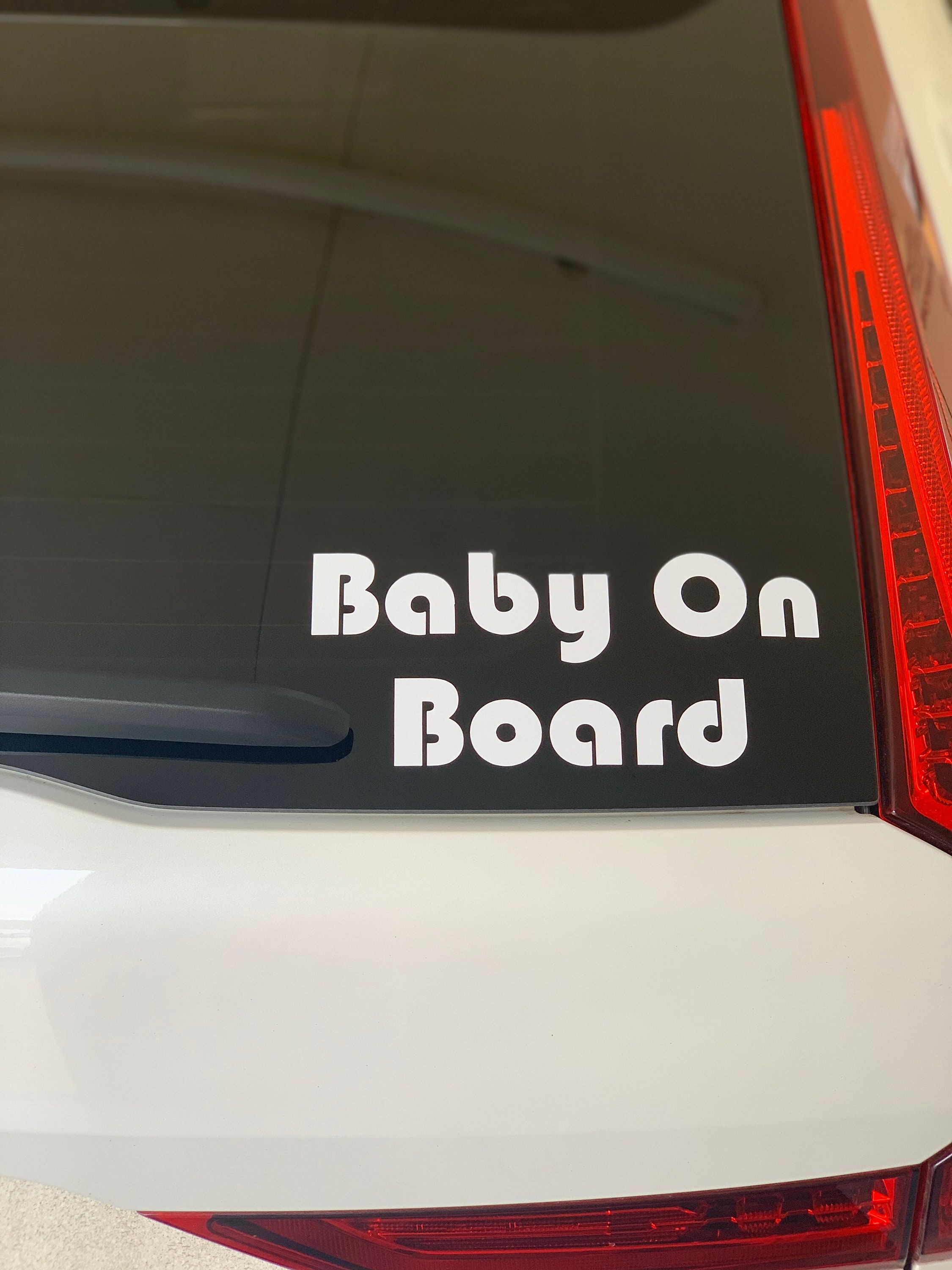 Baby on Board Car Sticker/ Vinyl Decal Label For Cars/ New | Etsy