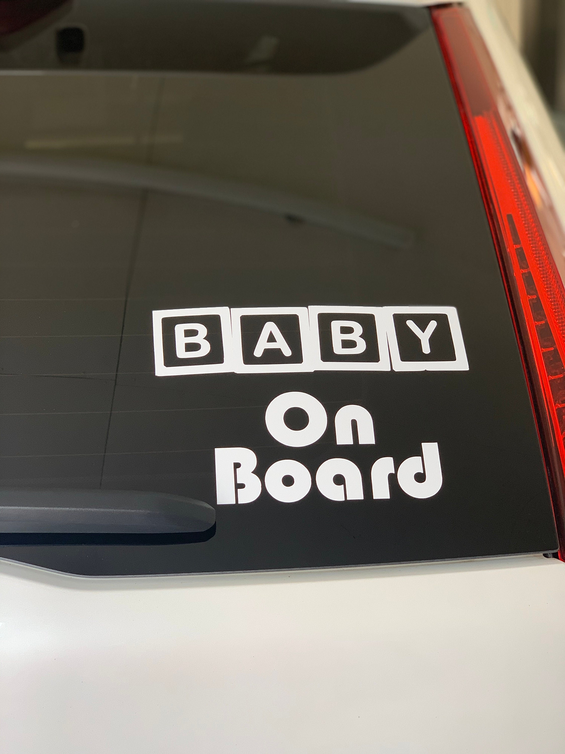 Baby on Board Car Sticker/ Vinyl Decal Label For Cars/ New | Etsy