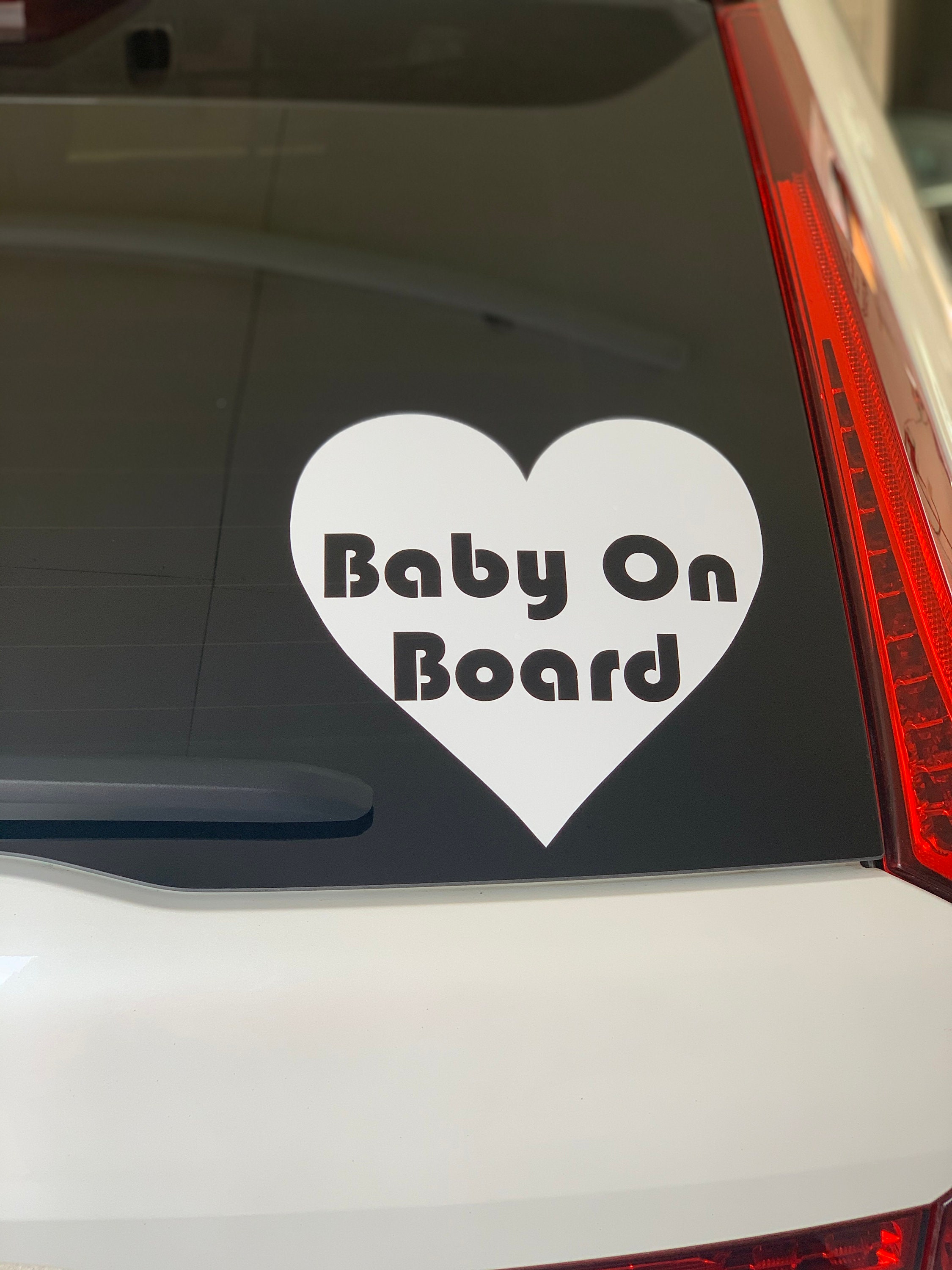 Baby on Board Car Sticker/ Vinyl Decal Label for Cars/ New Parent Gift ...