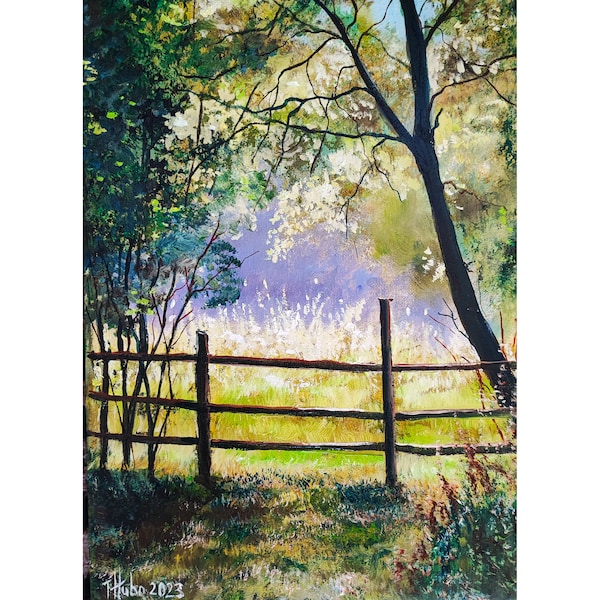 Spring Green Tree - Etsy