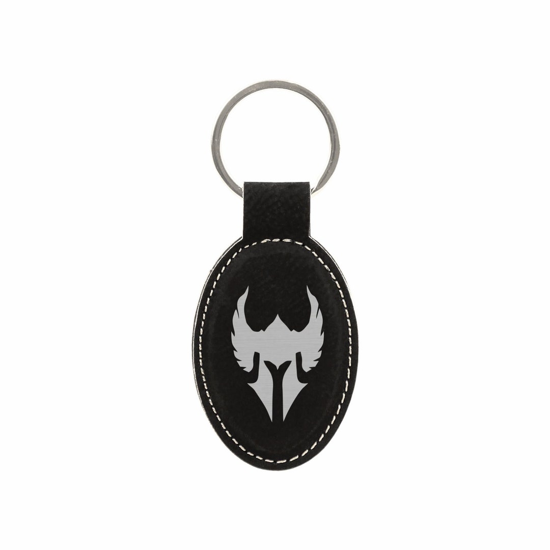 D&D Gifts Paladin Class Symbol Engraved Leatherette Keychain for Men ...