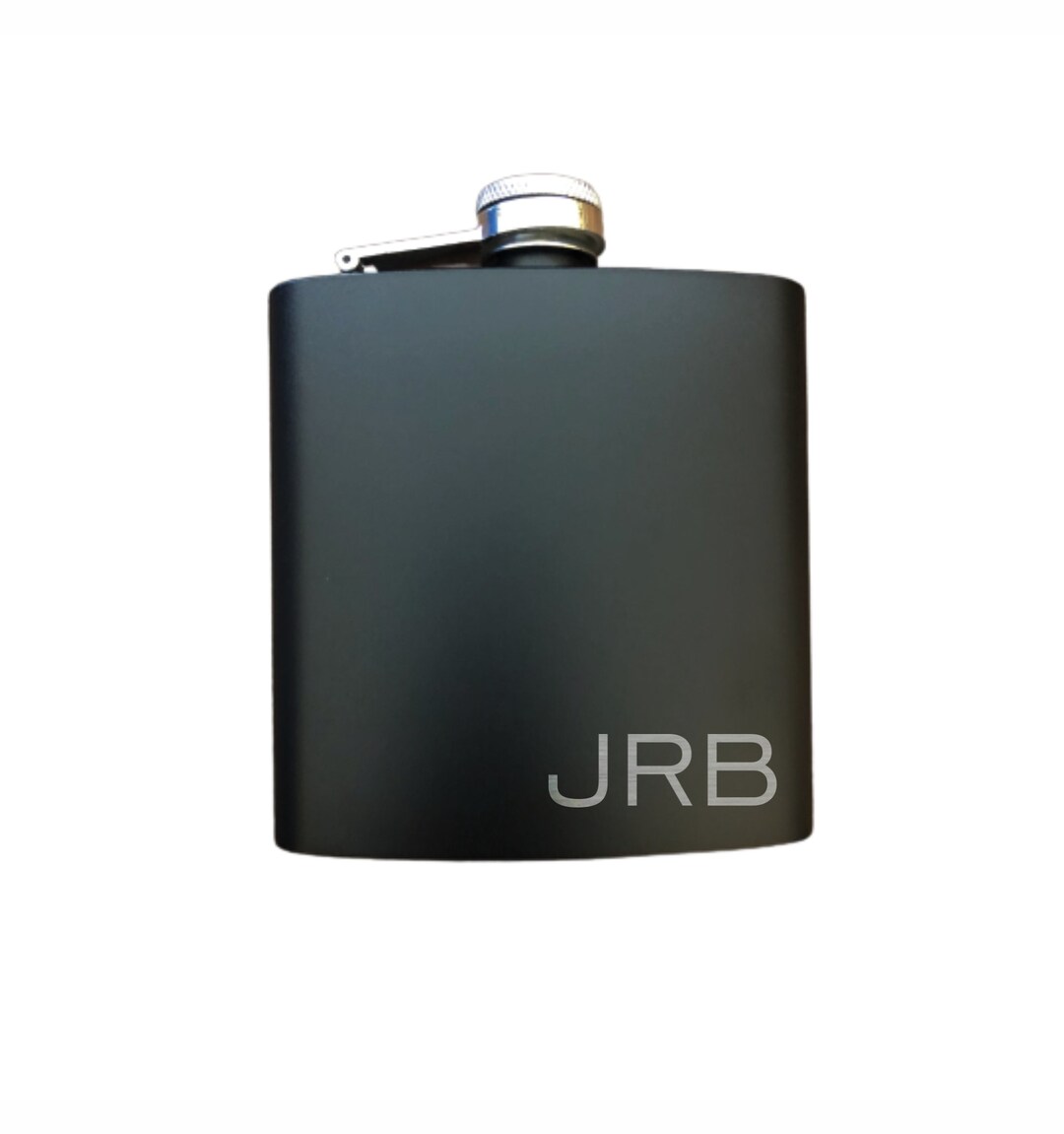 Personalized Flask With Initials, Engraved 6oz Steel Drinking Flask ...
