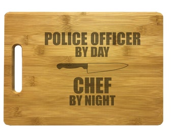 Police Officer Cutting Board - Etsy