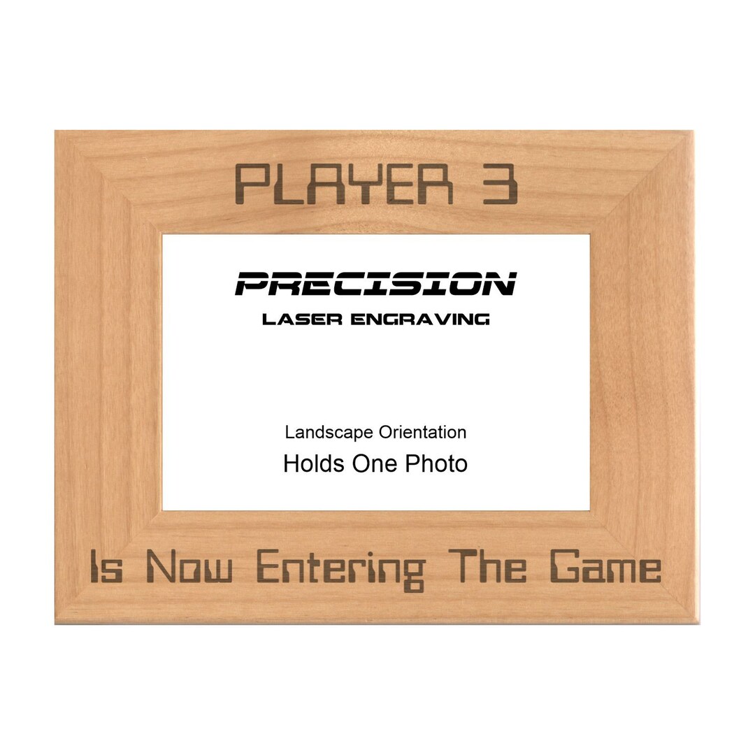 Gamer Picture Frames, Player 3 is Now Entering the Game Engraved ...