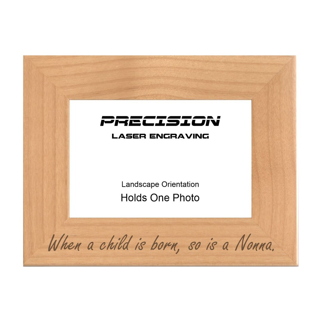 Gift for Italian Grandma When a Child is Born so is a Nonna Engraved ...
