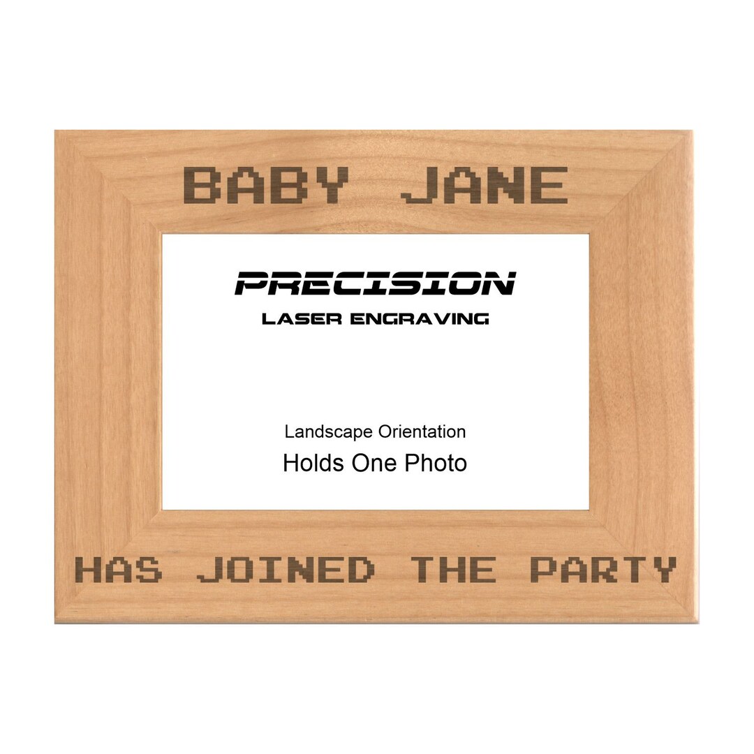 Personalized Gamer Frame, Custom Name Has Joined the Party Engraved ...