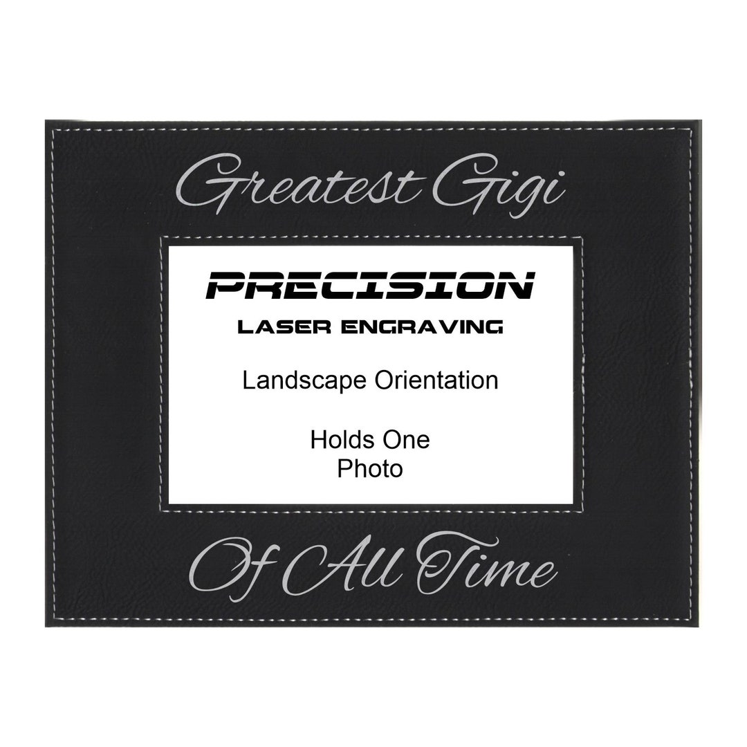 Gigi Picture Frame, Greatest Gigi of All Time Engraved Leatherette ...