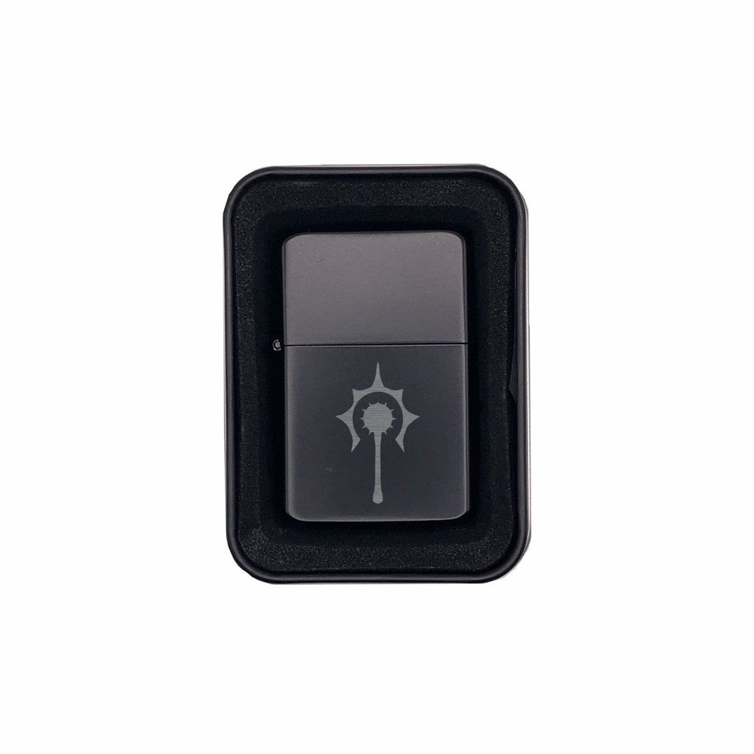 Dnd Gift Lighter, Cleric Class Symbol Engraved Brass Lighter With Case ...