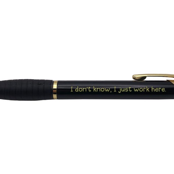 Funny Work Ballpoint Pens - Etsy