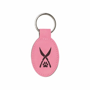 D&D Gifts Ranger Class Symbol Engraved Leatherette Keychain for Men ...