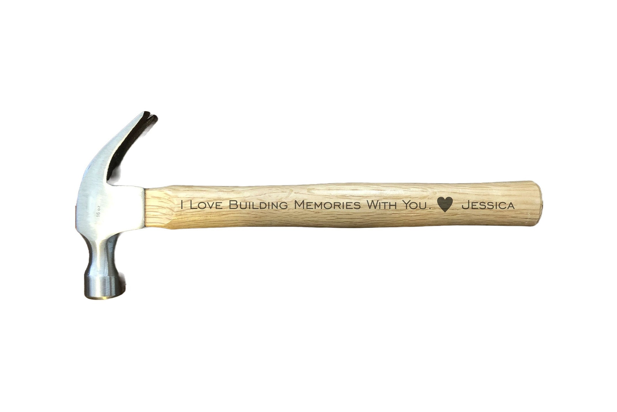 Personalized Engraved Hammer Love Building Memories With You 16oz Claw ...