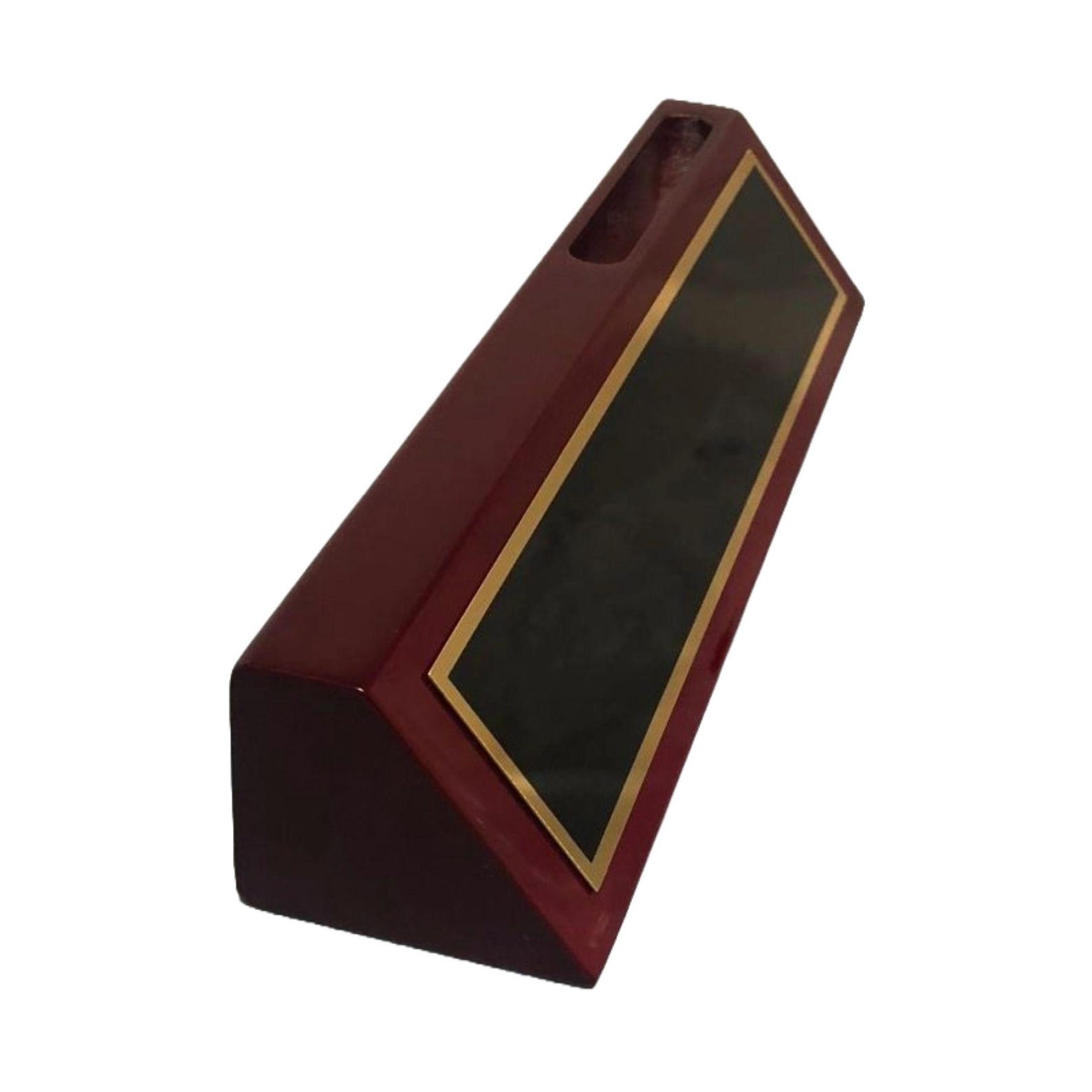 Personalized Medical Field Name Plate for Desk Rosewood Finish With ...