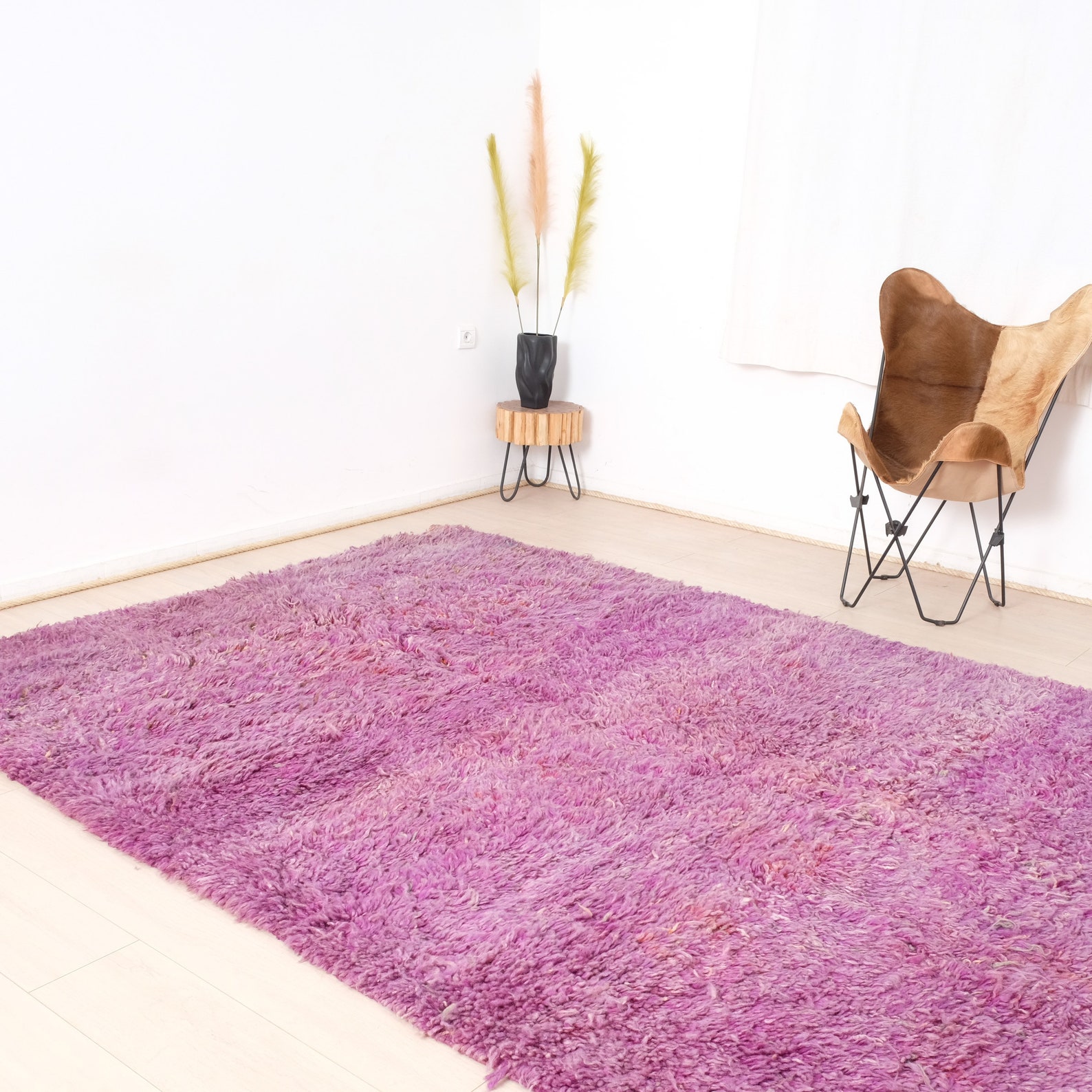 Vintage Boujaad Rug, Authentic Moroccan Rug 6x13 Ft - Etsy