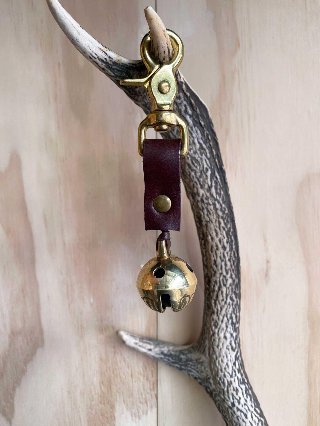 Clip on Brass Sleigh Bell, Key Chain Bell , Pack Bell - Etsy