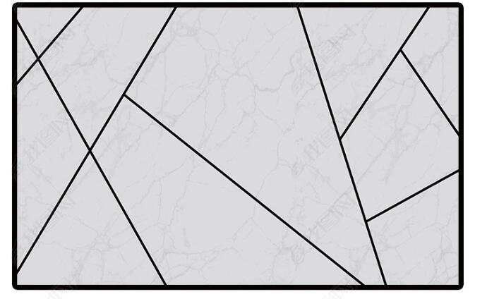 Original Modern Minimalist Personality Abstract Geometric Lines Light ...