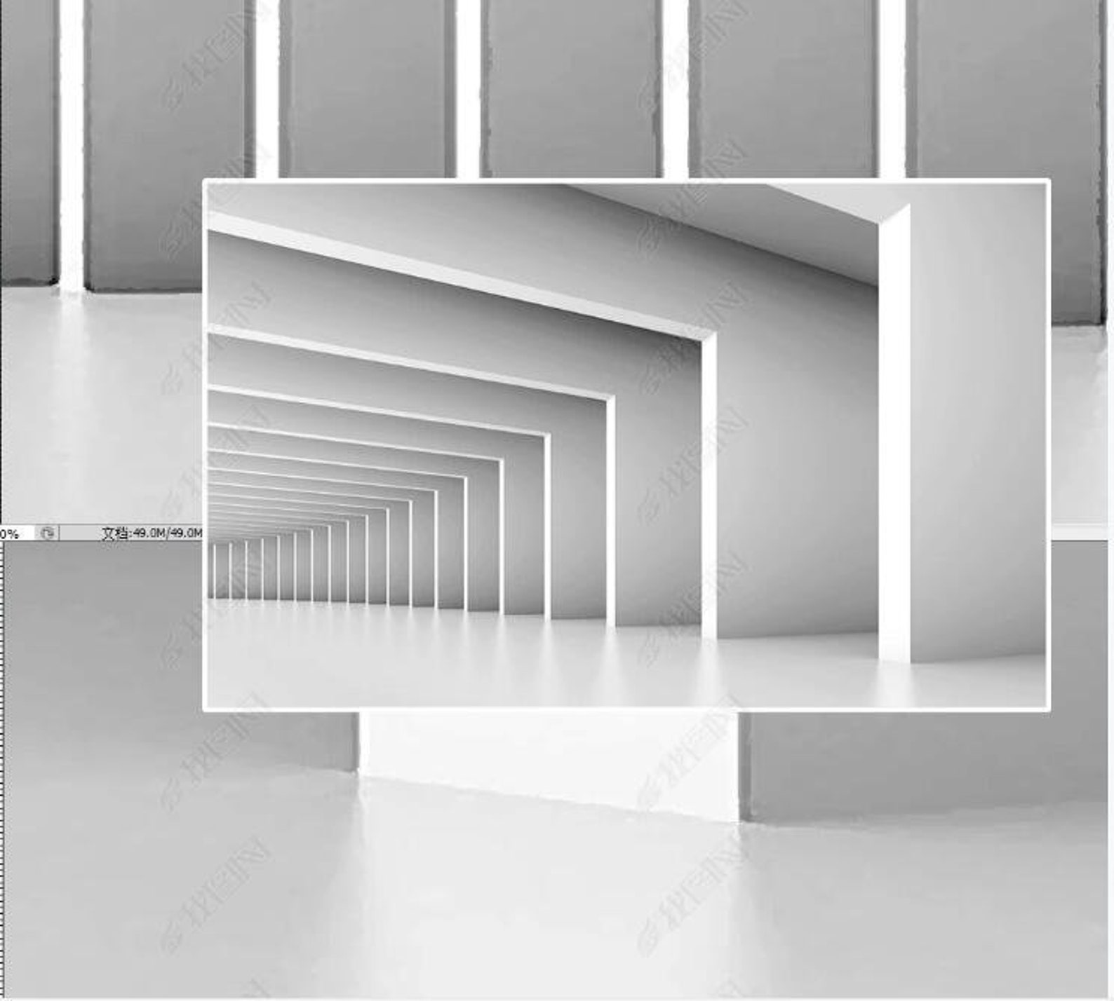 3D Extended Space Cement Wall Space Wallpaper Wall Mural, Cement Space ...