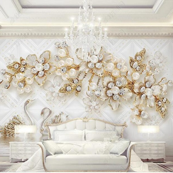 Jewelry Wall Mural - Etsy
