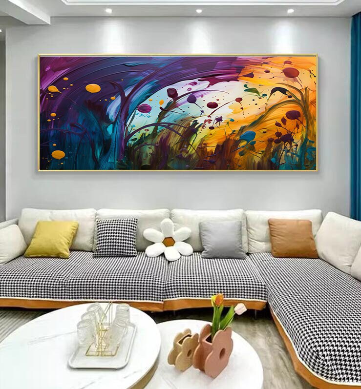 Colorful Abstract Painting Wall Art, Abstract Paiting Digital Gownload ...