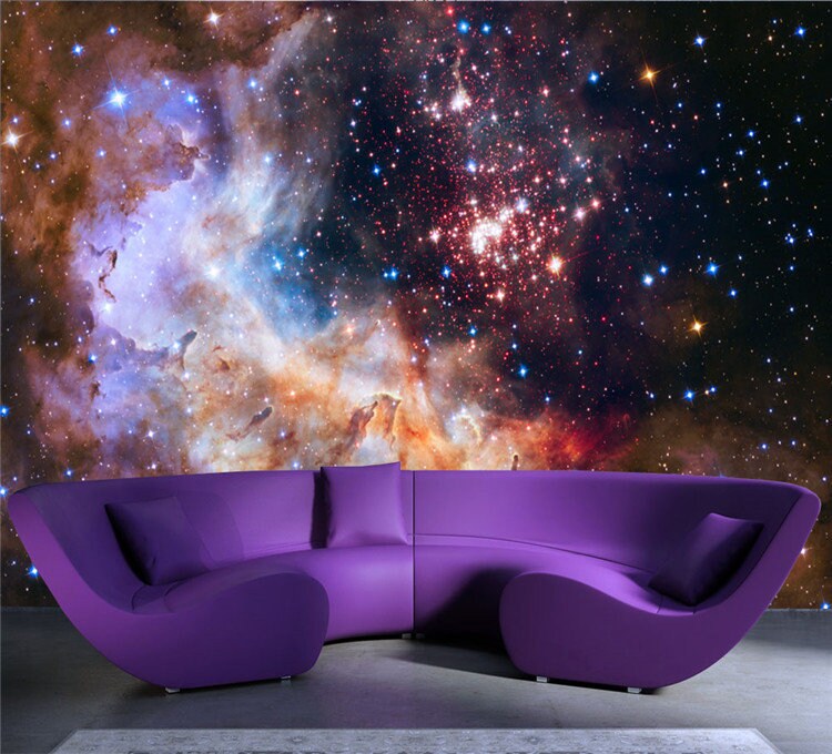 Gorgeous Galaxy Starry Night Wallpaper Wall Mural Wall Decor - Etsy