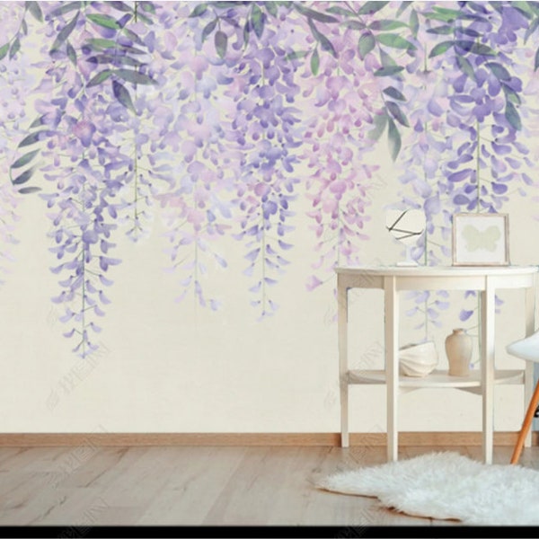 Wisteria Wall Decal - Etsy