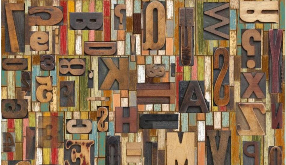 Vintage Wood Board English Letters Bar Restaurant Cafe Background ...