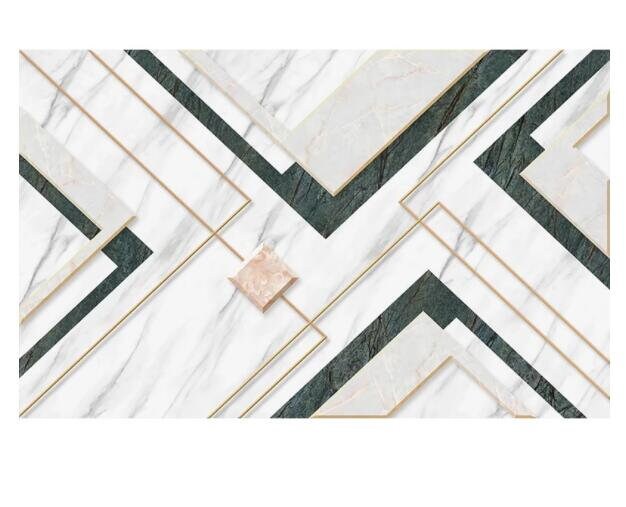 Geometric Marble Pattern Wallpaper Wall Murals - Etsy
