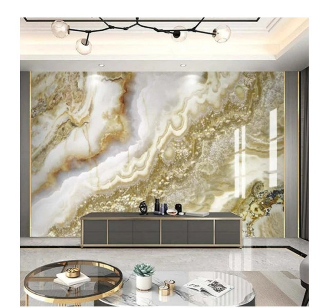 Modern Abstract Marble Wallpaper Wall Mural - Etsy