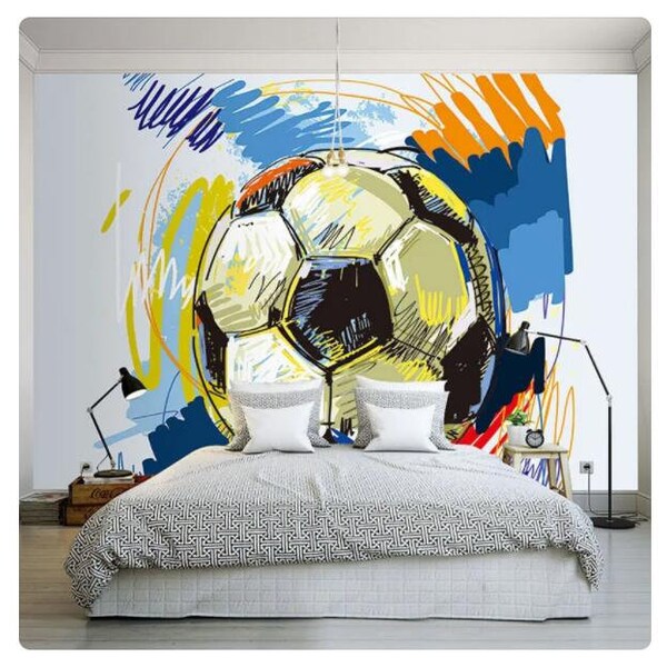 Football Mural - Etsy