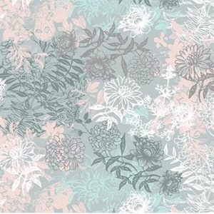 American Pastoral Floral Patterns Wallpaper, Abstract Flowers Rustic ...