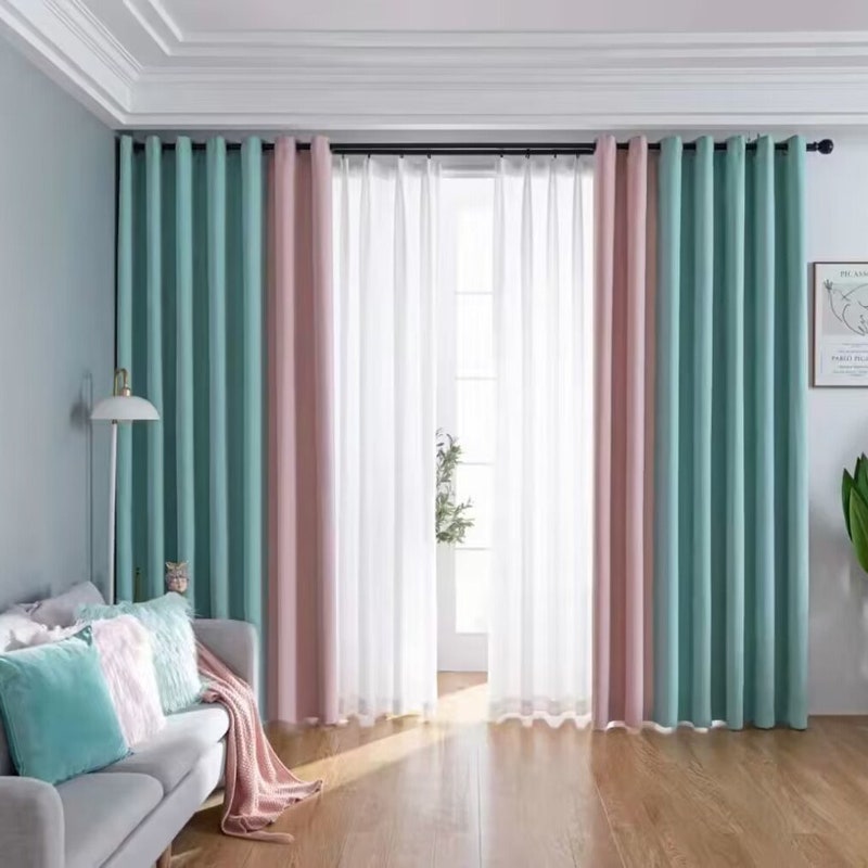 Pastel Curtains - Etsy