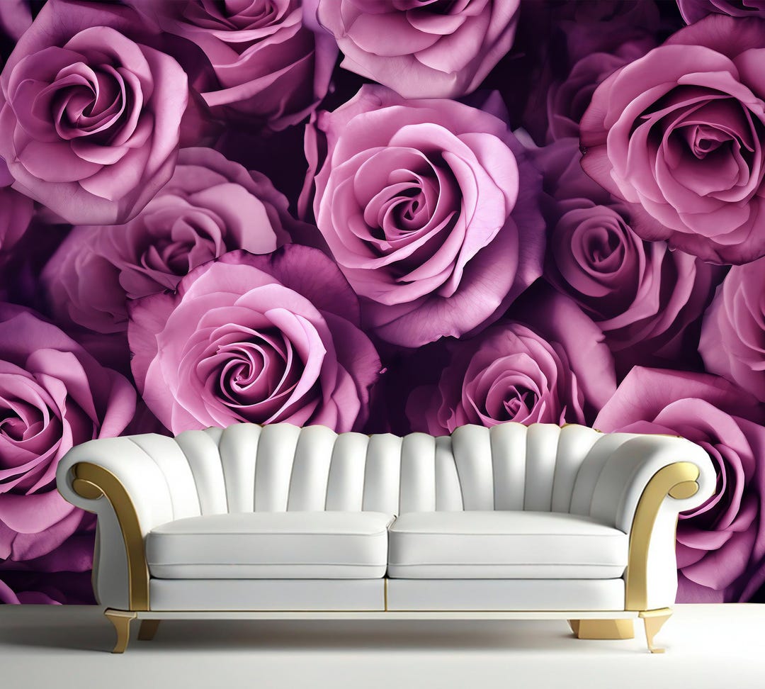 Pink Roses Background Wallpaper, Romantic Roses Flowers Floral Wall ...