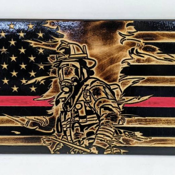 Firefighter Frame - Etsy